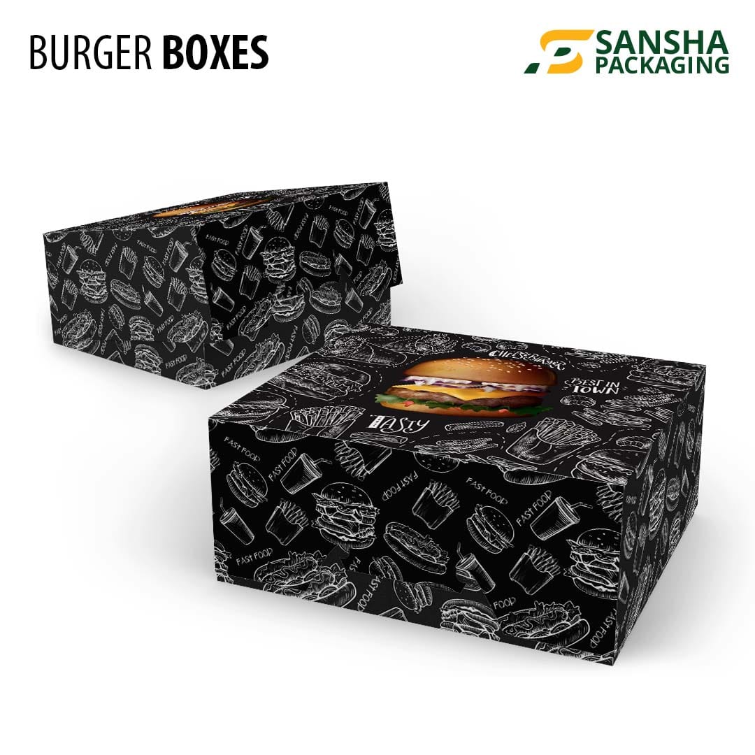 Burger Box | Burger Packaging boxes | Fast food boxes