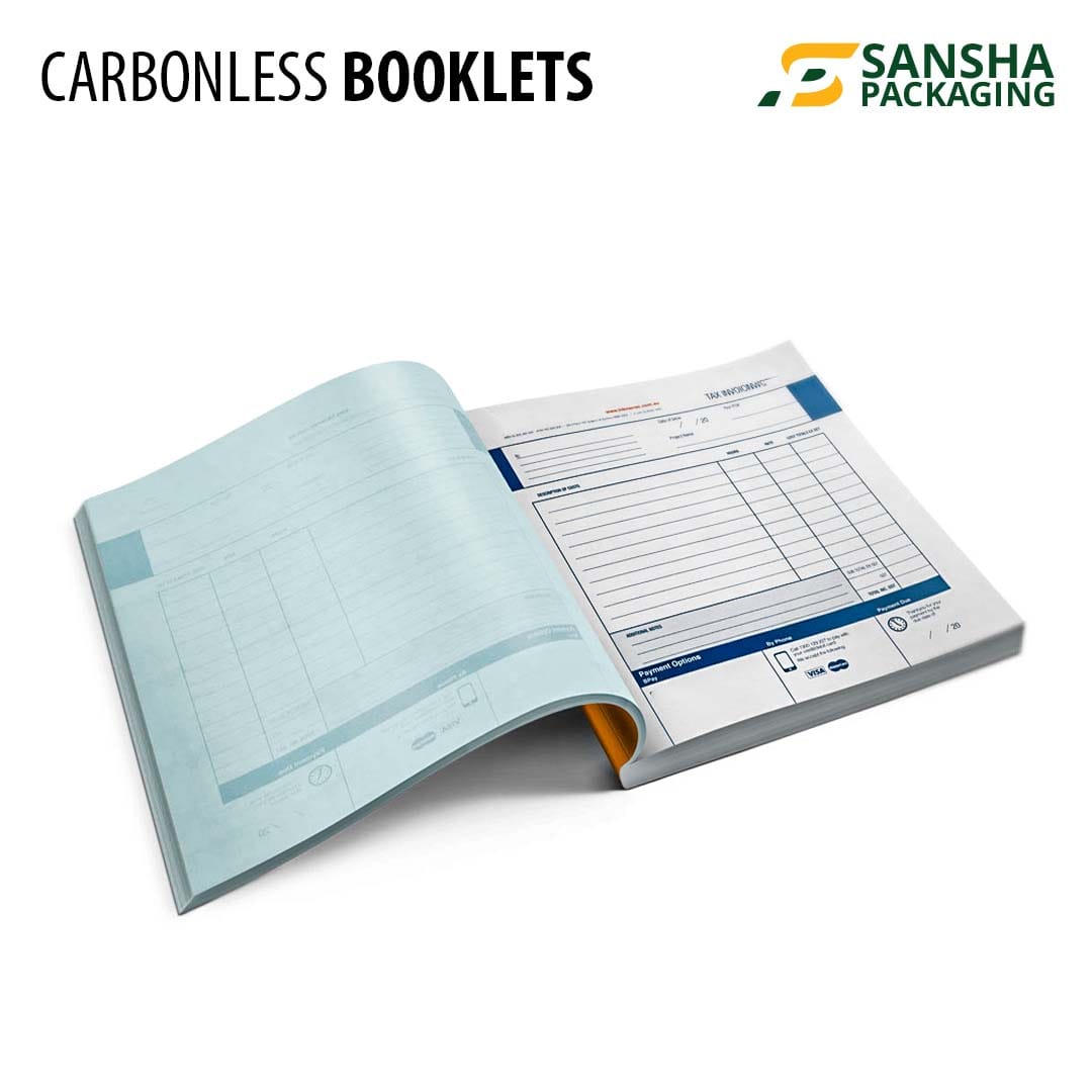 Carbonless Booklets - Sansha Packaging